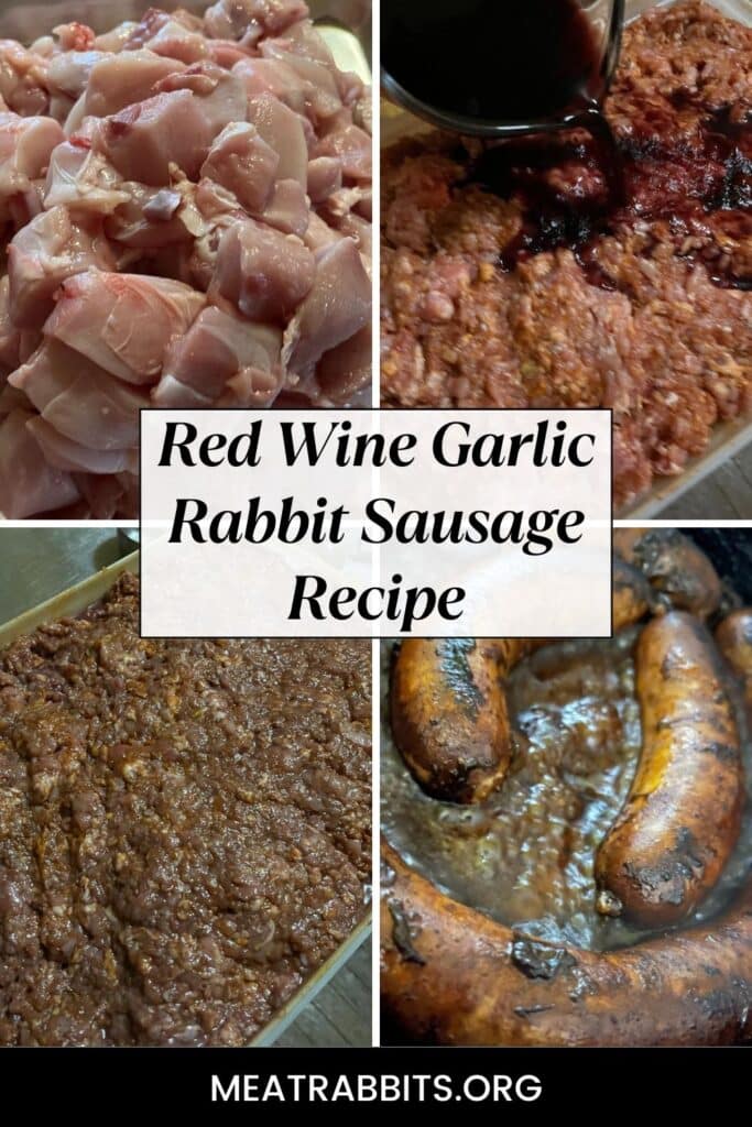 Red Wine Garlic Rabbit Sausage Recipe - Meat Rabbits